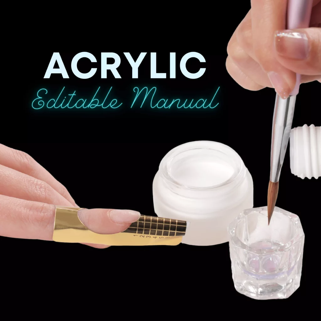 Editable Acrylic Nails Training Manual - BeautyBoo Hair and Beauty ...